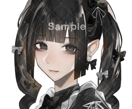 可愛い系アイコンイラストを作成します メルヘン、ゴシック、ゆめかわ、地雷系を好む方へ | イラスト作成 | ココナラ