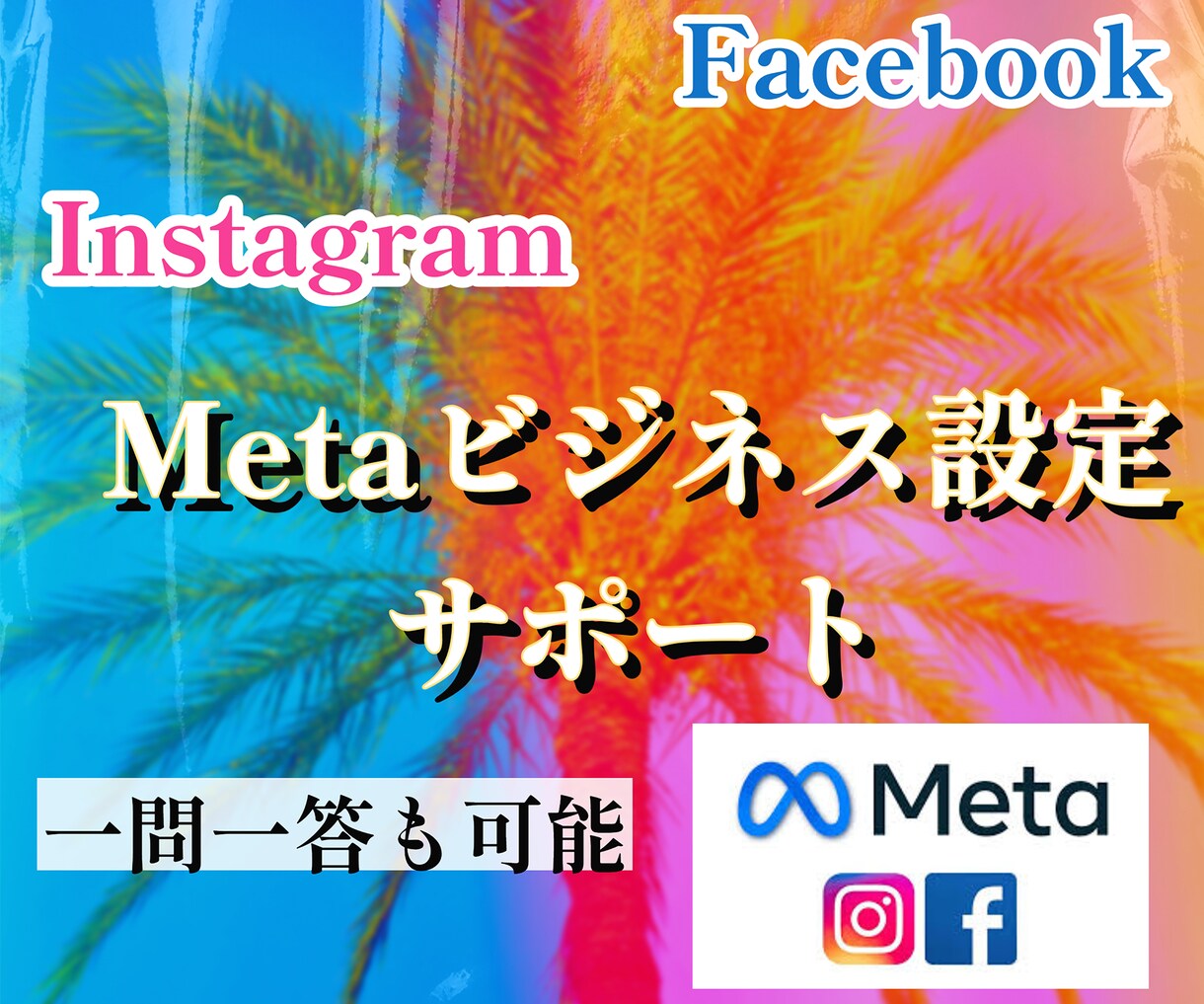 チャット形式 Meta設定などの使い方を教えます 一問一答のサポートも可能！特定の質問や不安がある方にも