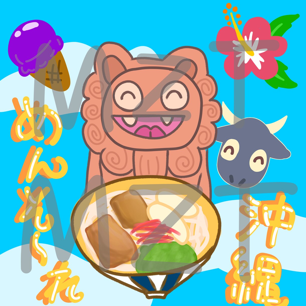 都道府県•国別オリジナルイラスト描きます お土産風、アイコン、パンフレット、観光PRにも | ココナラ