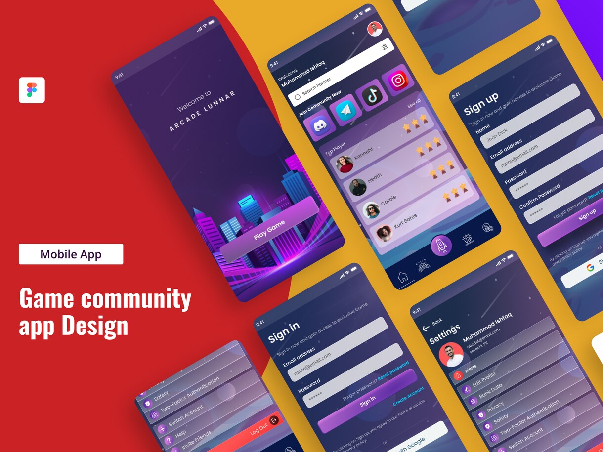 Mobile app UIUX Designます Designs Made Just for You | ココナラ