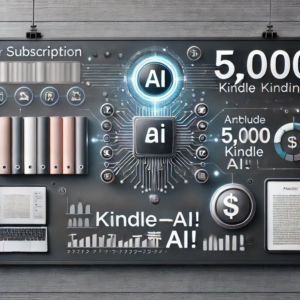 Kindle出版用AIツールを月額でレンタルします 初期費用ゼロでKindle出版を始めたい方に！ | ココナラ