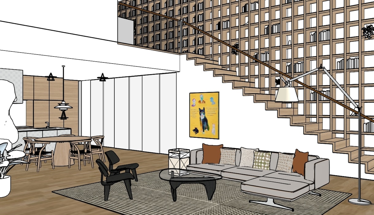 sketchupで建築の3Dモデリング作成します スケッチアップでモデリング、データを納品いたします。 | ココナラ