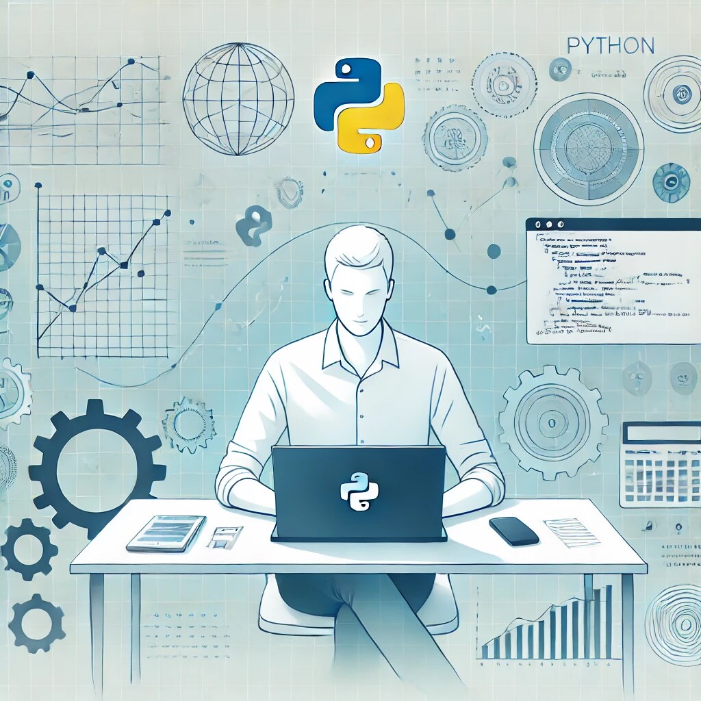 Pythonを用いたプログラミングを行います Pythonのソースコードの提供を行います