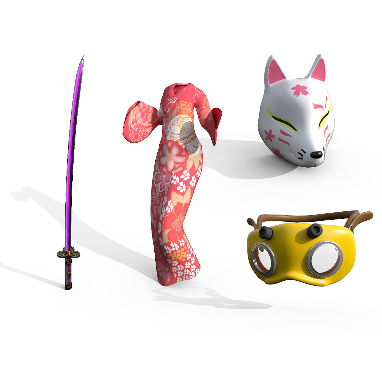 3Dモデリング、3Dデータ作成、小物作ります ゲーム VRchat Vtube用途に合わせた形式ok | ココナラ