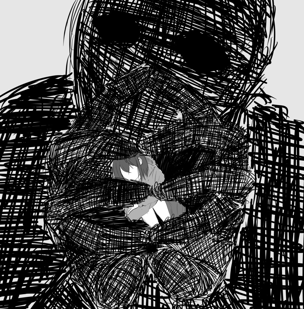オリジナルの恐怖症イラスト描きます あなたの恐怖をアートにしませんか？
