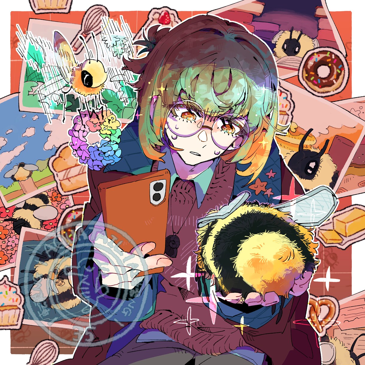 鮮やかなイラスト描きます 色彩で目を惹く、様々な構図のイラストが描けます！ | ココナラ