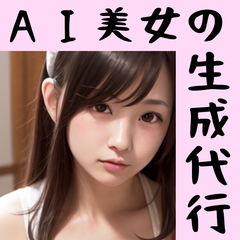 20枚からai美女画像を大量生成します 権利は完全譲渡！sns運用や広告素材に 