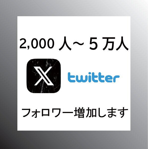 Twitter日本人フォロワー増やします リアルフォロワーを増やします。500人～希望数に。 | SNSマーケティング | ココナラ