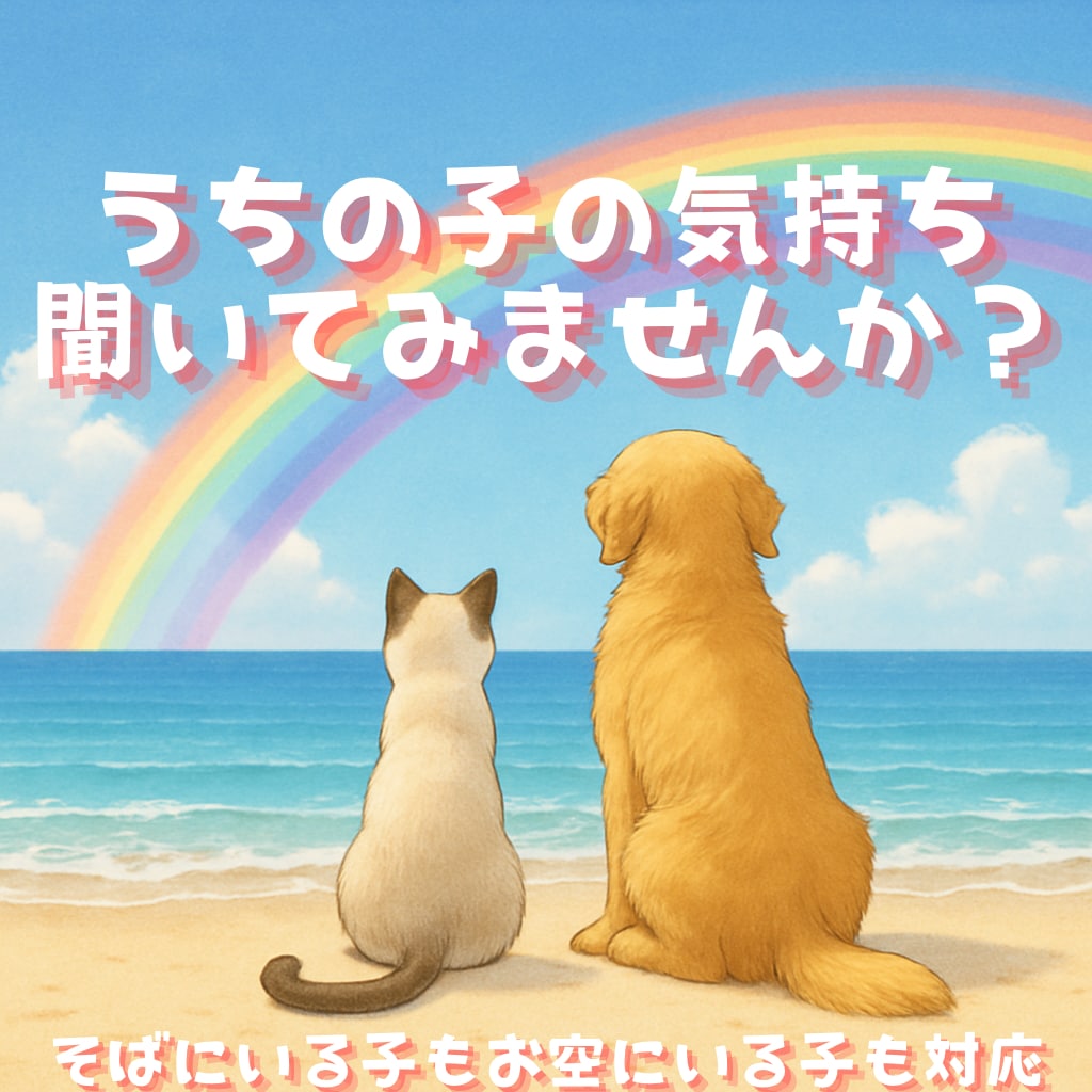 ペットの気持ちを霊感タロット占いで読み解きます 言葉にできない想いを、やさしく受け取ります