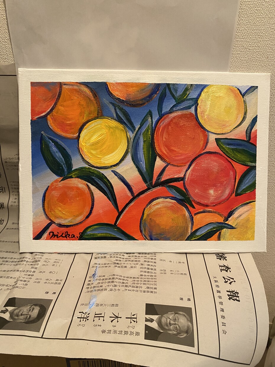 アクリル絵を売ります ひとつひとつの作品に愛情込めて制作してます。