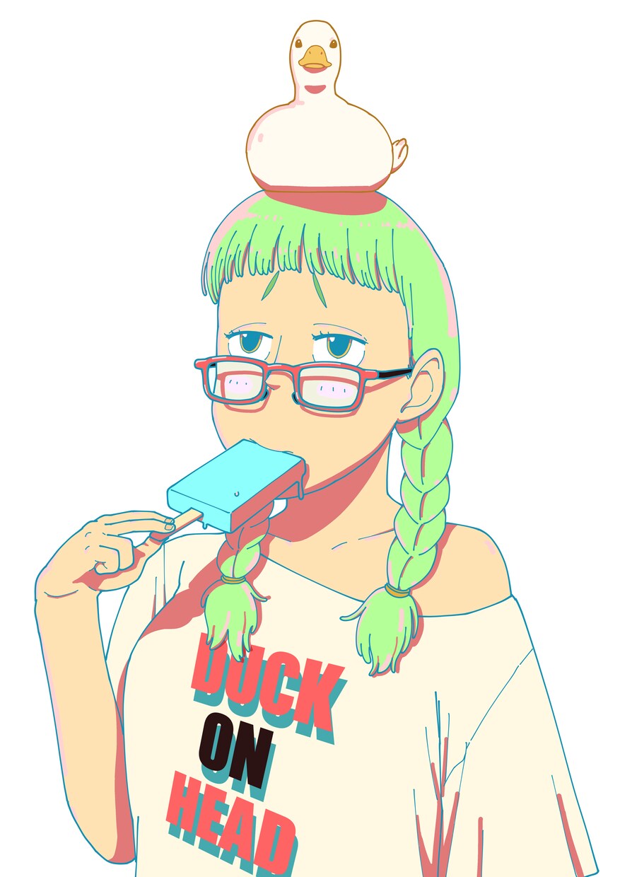 ポップでかわいいイラストを作成いたします グッズや広告など幅広いジャンルで活躍できる絵柄です！