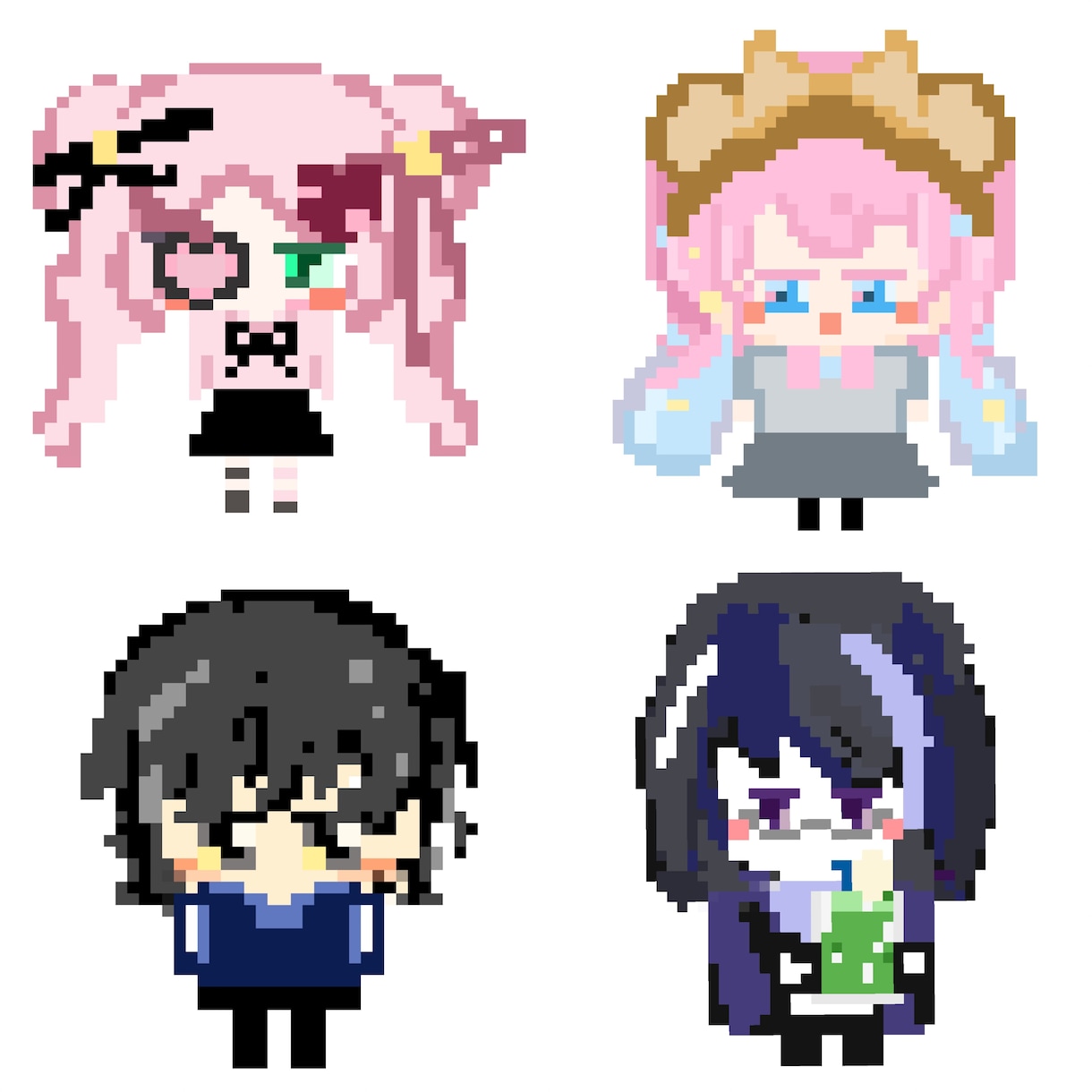 商用利用可能！ドッド絵+gif1000円でいけます かわいいドッド絵！ピクセル風！アイコンなどにぴったり！