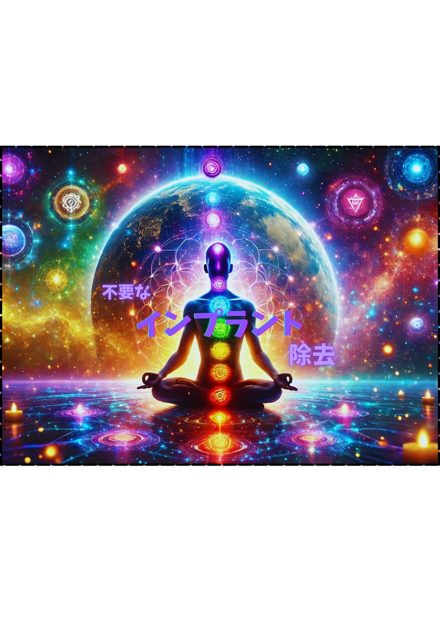 開運 インプラント·Jシール(封印)除去いたします 波動を下げてる原因を除去 運気上昇 能力開花 波動上昇!! | ココナラ
