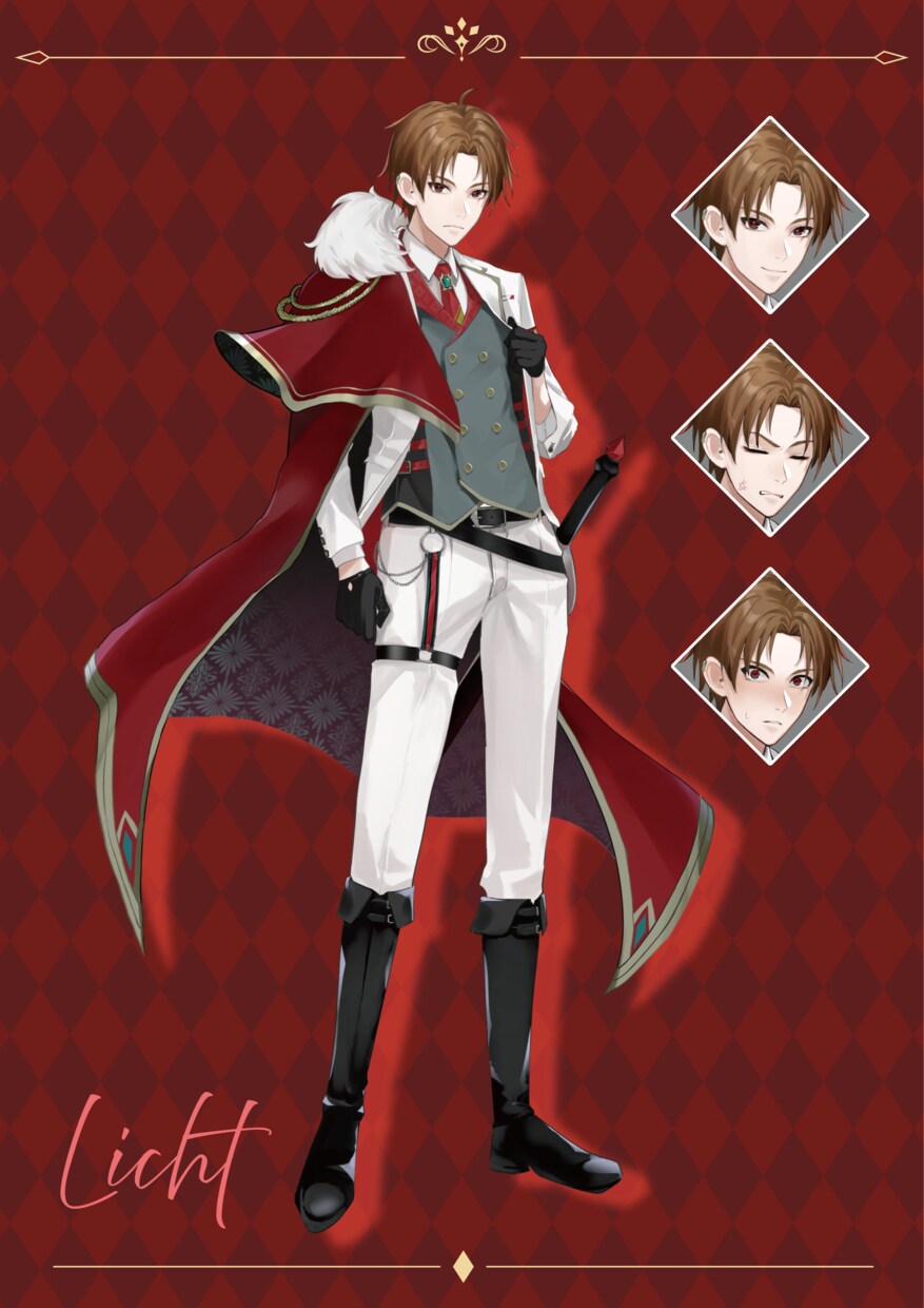 即着手可能 性別問わず立ち絵を制作致します 基本的にブラシ塗りでかっこいい／かわいい人を制作致します。