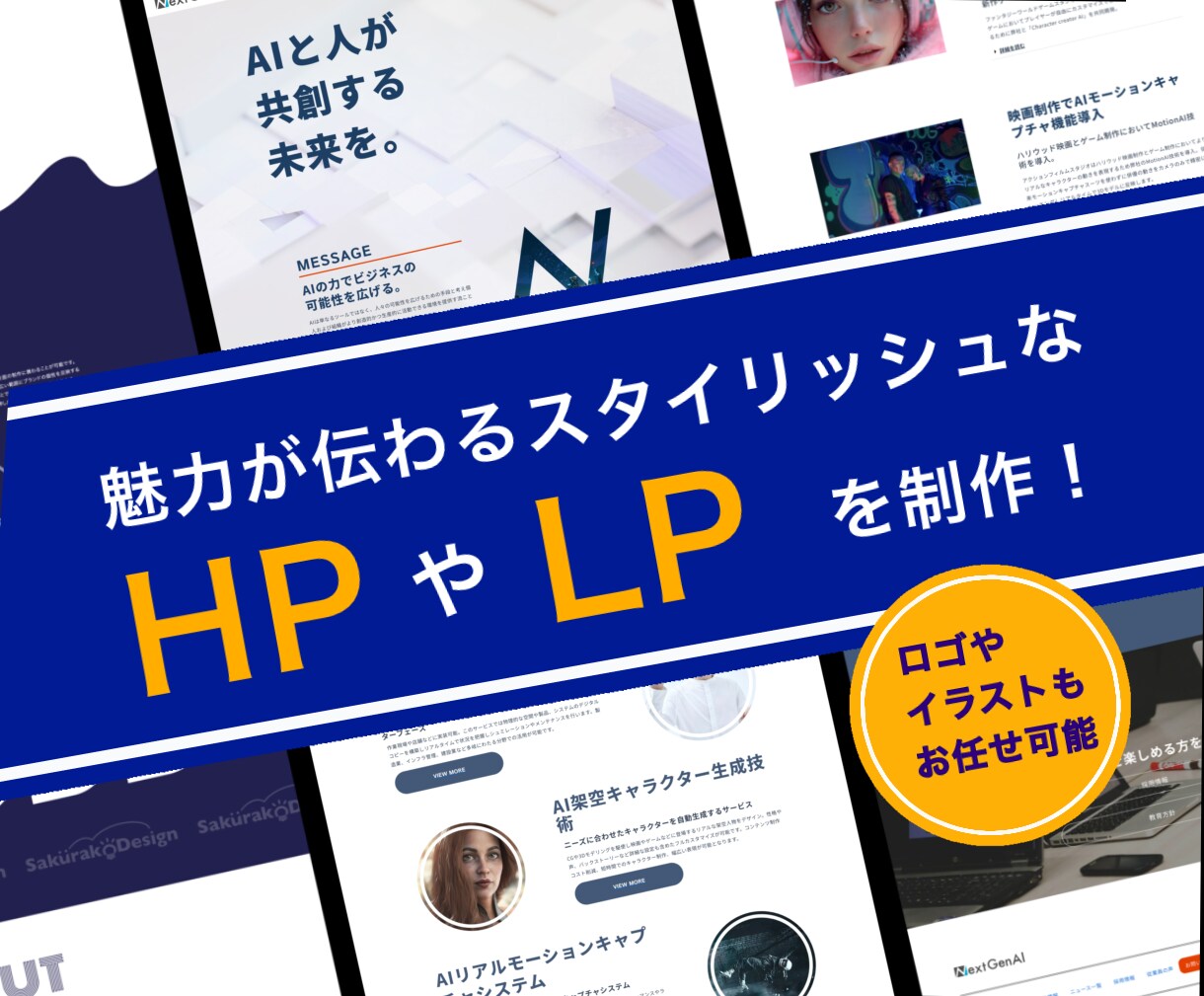 WordpressでHPを制作します サービスや商品のストーリー軸を中心にHP制作を行います！