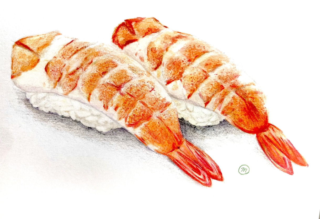 色鉛筆で美味しそうな食べ物イラスト描きます イラストであなたに彩りと癒しをお届けします。