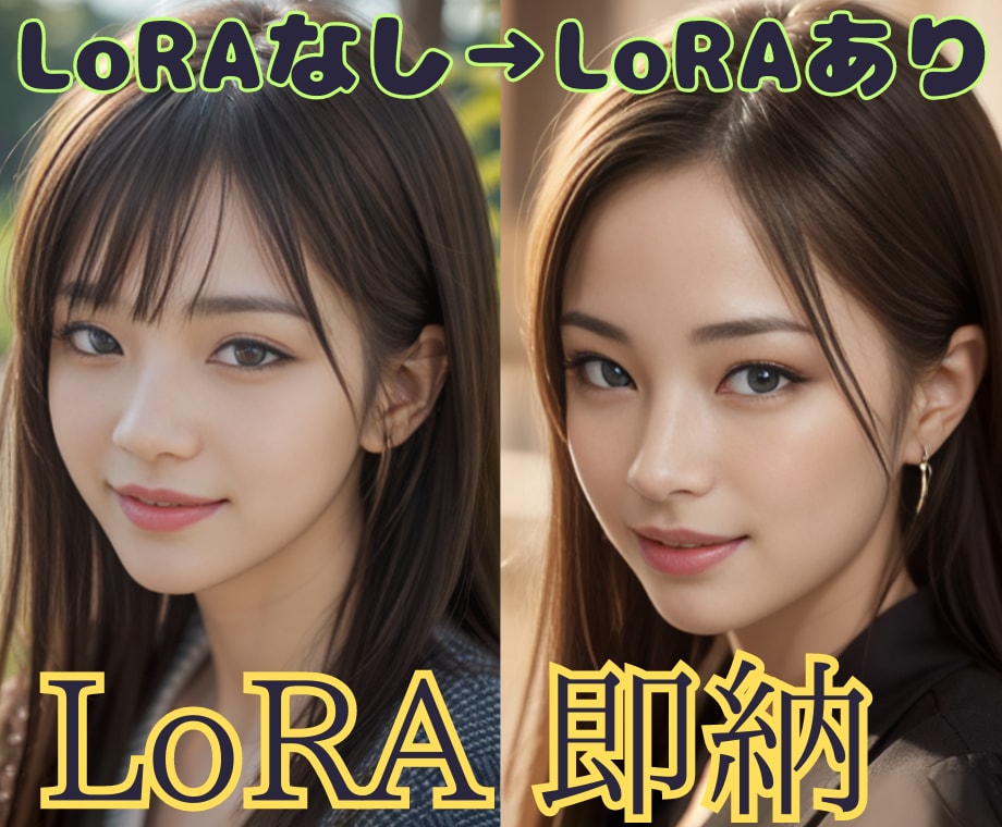 翌日納品:あなた好みのLoRA作成します 24時間以内納品/人物再現/キャラ再現