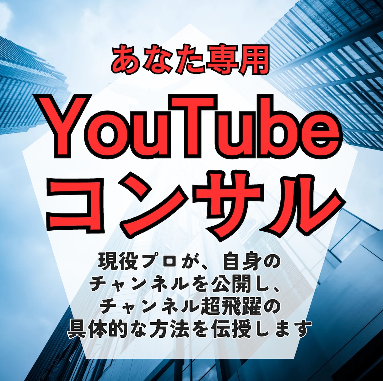 YouTubeの勝ち筋ノウハウを教えます YouTubeをより深く理解してみませんか？ | ココナラ