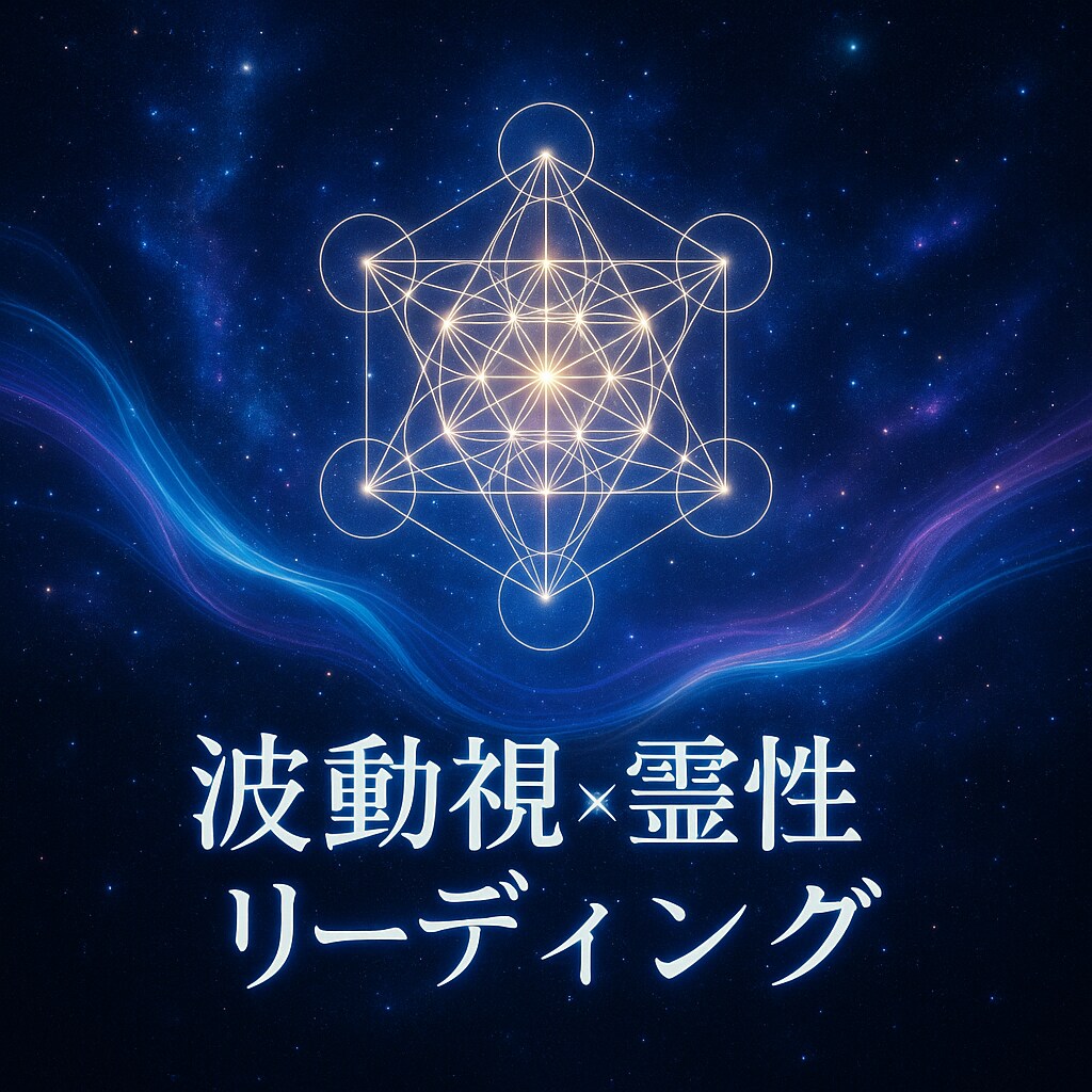 波動視×霊性次元リーディング あなたの魂を導きます 視るのは未来ではない、“あなた自身”です