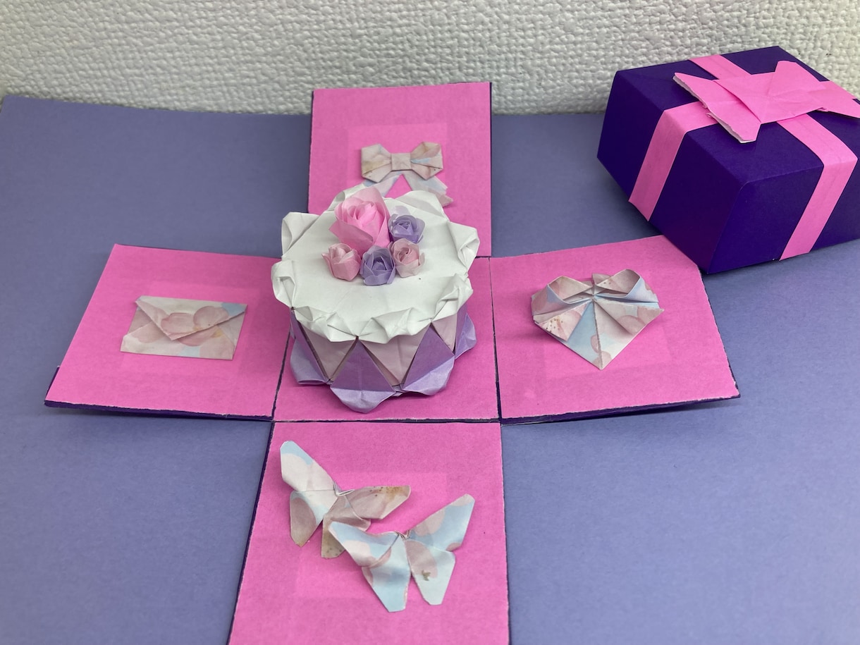 世界で一つだけのプレゼント、作りませんか？ます 開いてびっくり！プレゼントボックス