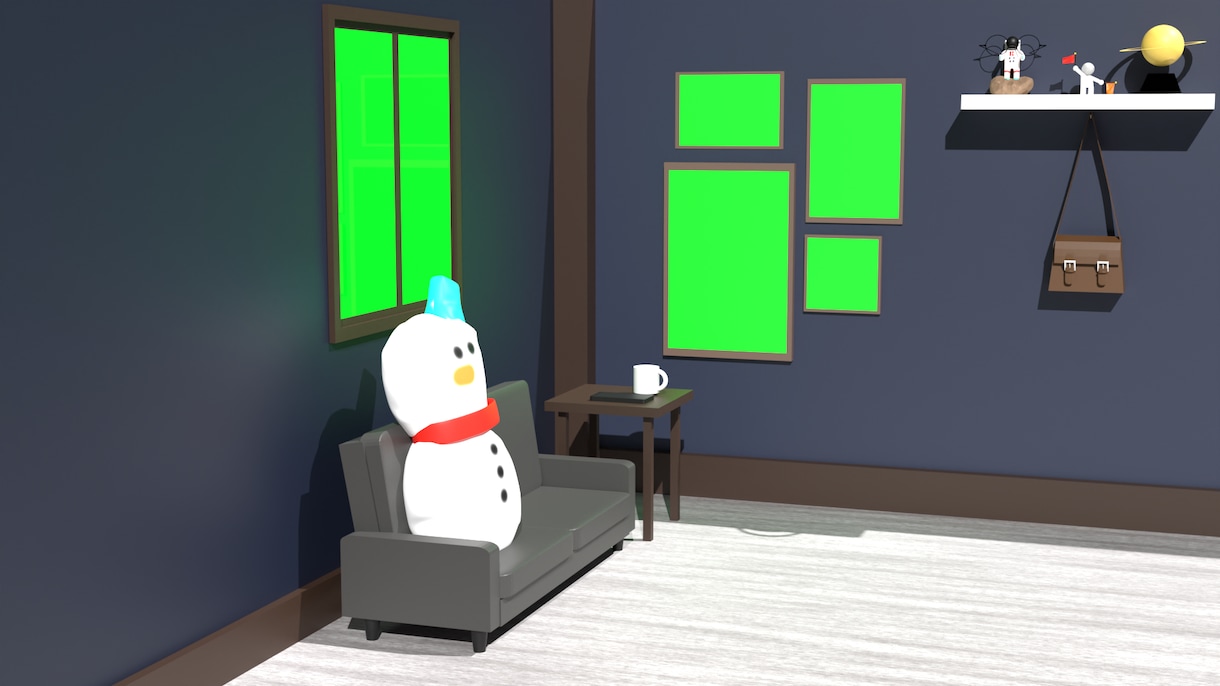 配信用の背景3D素材作成します あなただけのお部屋作成してみませんか？