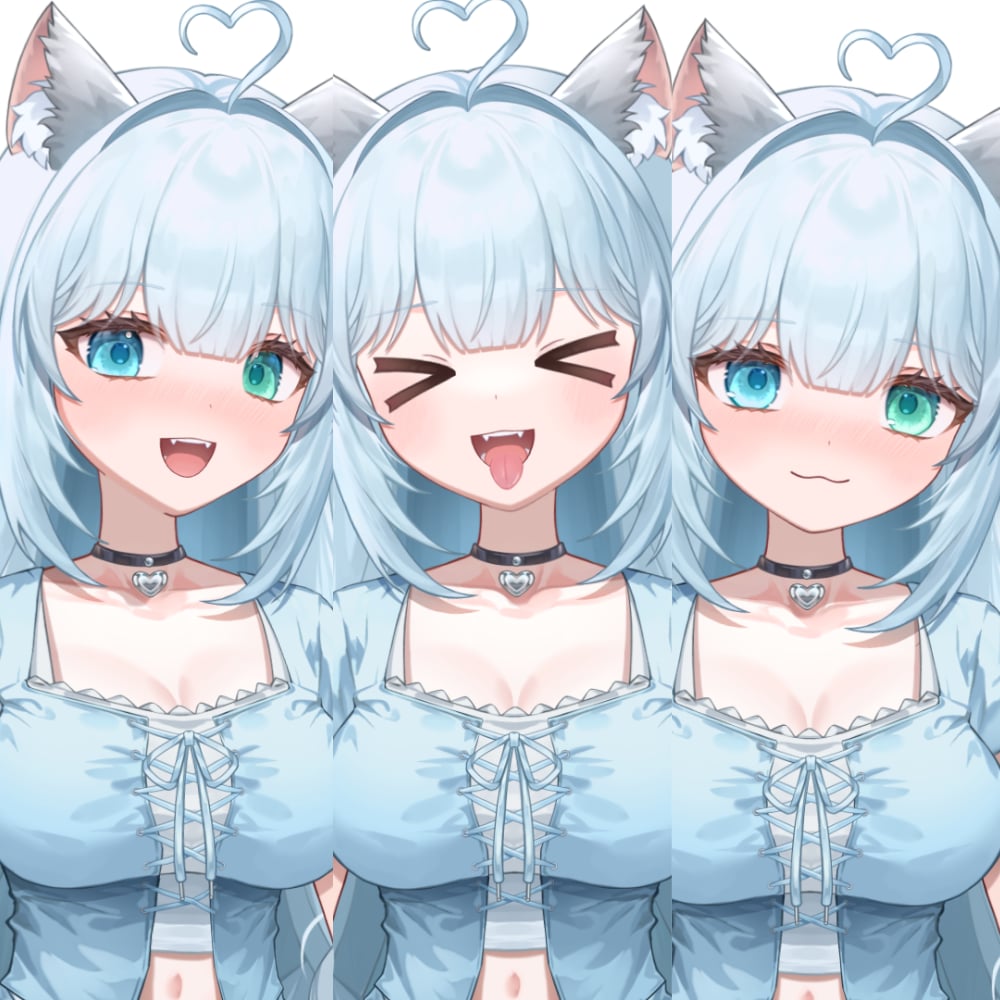 自然でふわふわのlive2dます 自然でふわふわのlive2d rigging