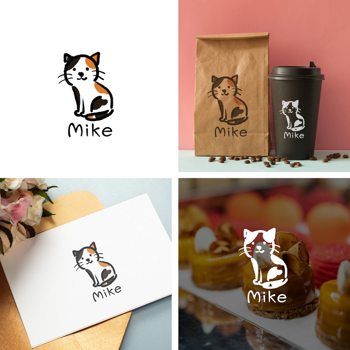 ゆるくて可愛いシンプルなイラストロゴ作ります ほっこり手書き風★ 優しい親しみやすいイメージをお求めの方へ