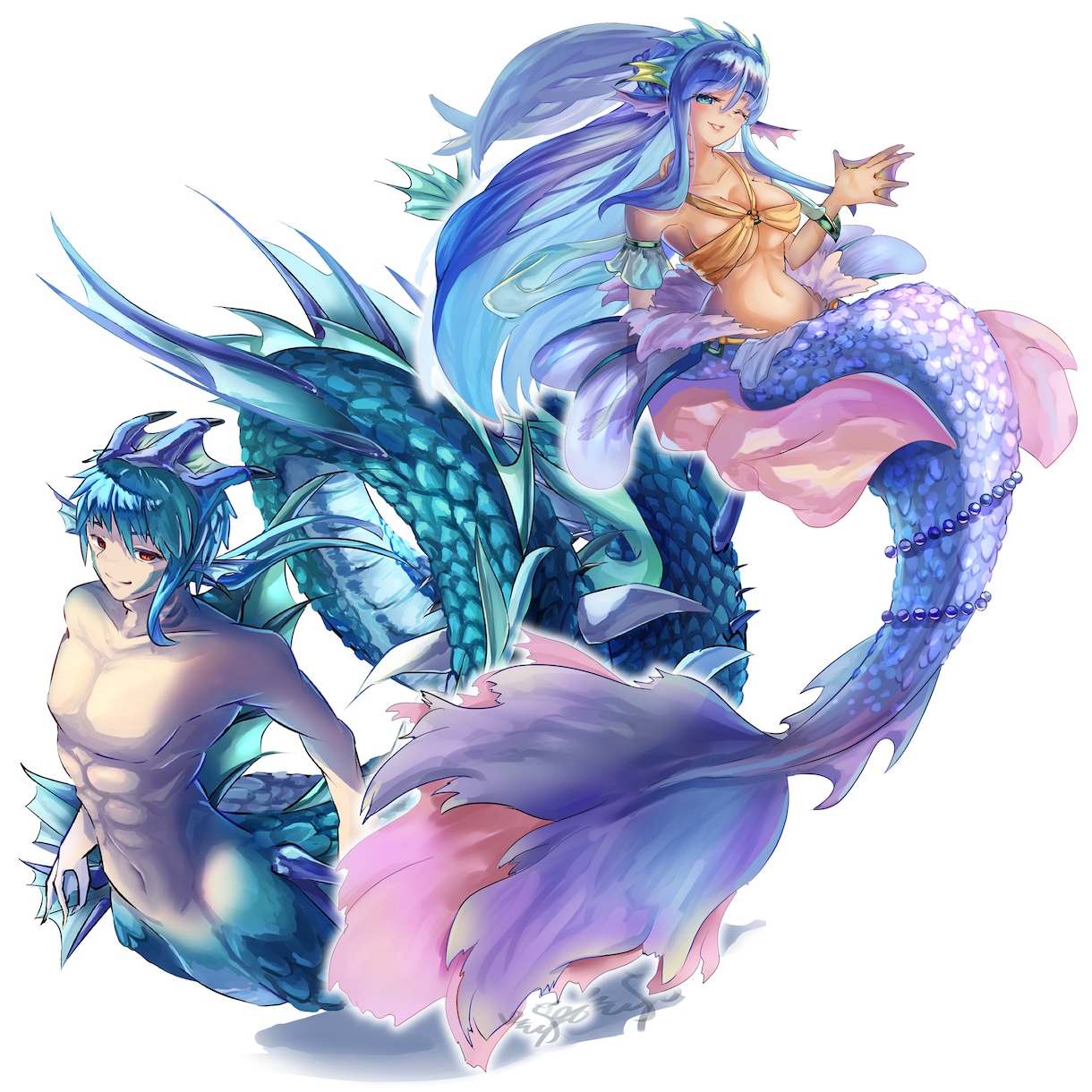 厚塗り調でアイコンやキャラ作成します SNS・TRPGなど様々な用途にご利用ください