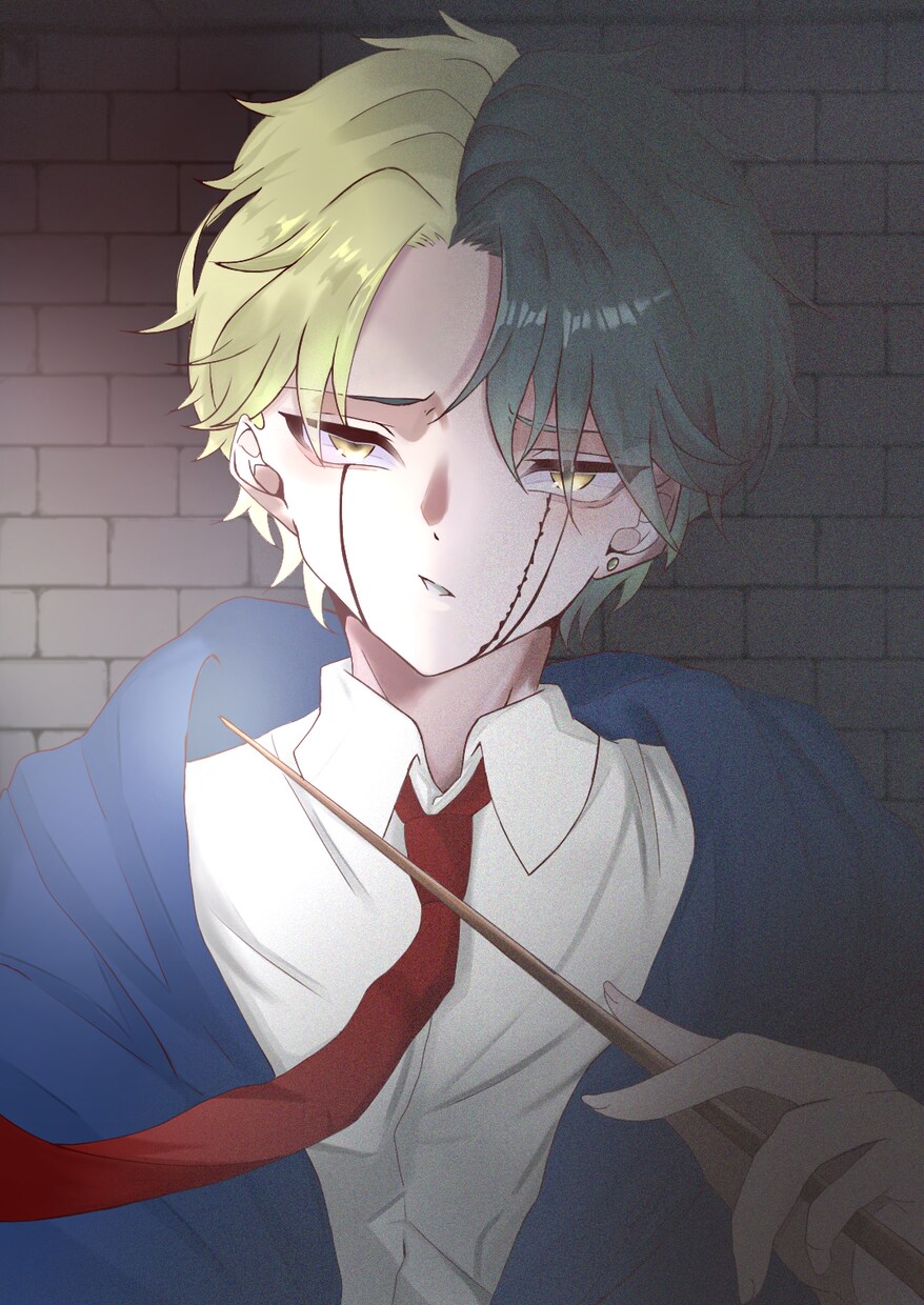 かっこかわいい・中性的なイラストでお描きします 【半厚塗り】サムネイル・MV・グッズetc.