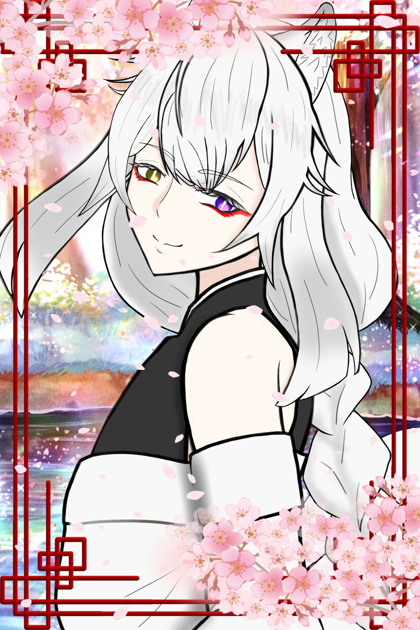 Vさん用バストアップイラスト描きます 返礼品、サムネ、グッズ化、その他商用利用可です。 | ココナラ