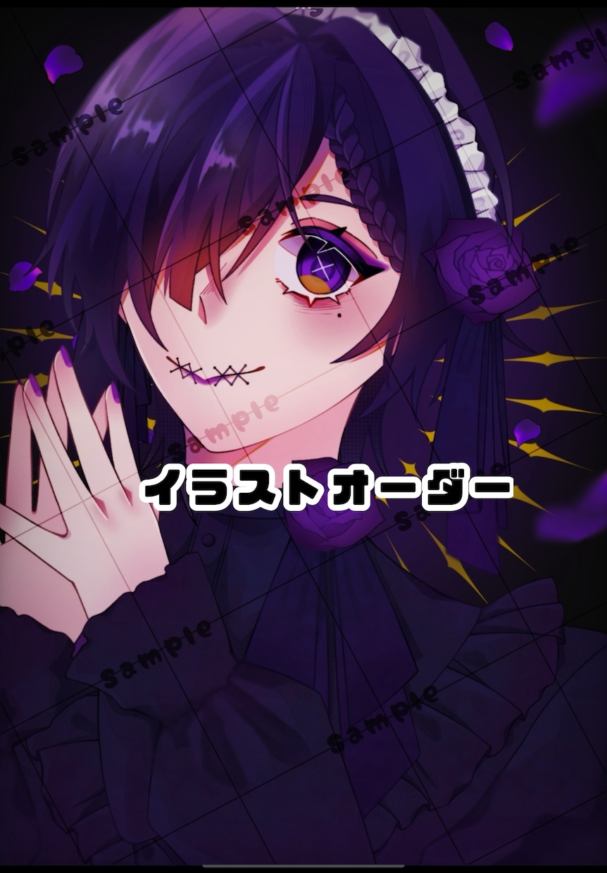 イラスト1枚絵の制作を承ります ‼️ 1枚絵／サムネイル／MV／ヘッダーなど...