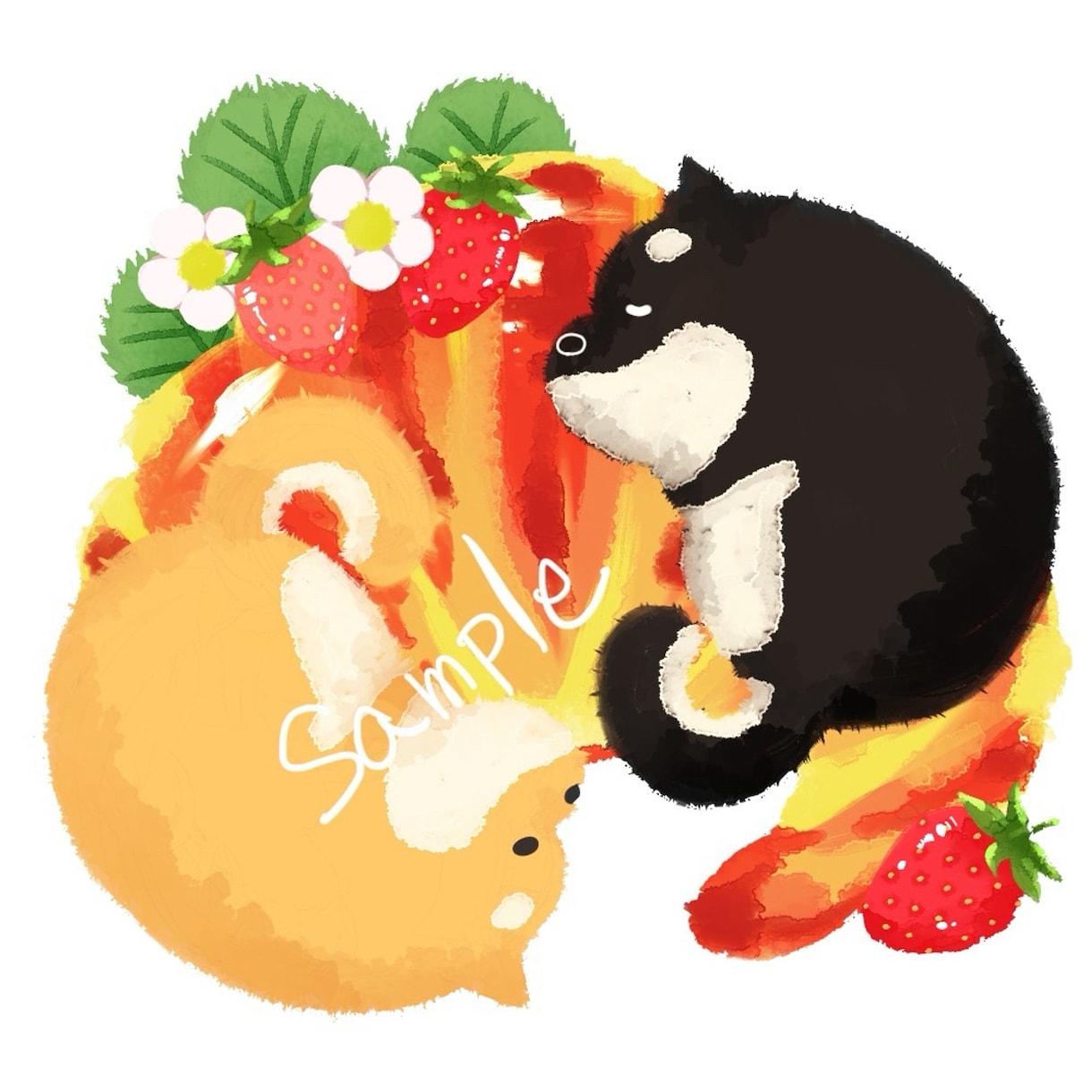 動物メインになんでもお描きします 食べ物や物のキャラクター化などもご相談ください！ | ココナラ