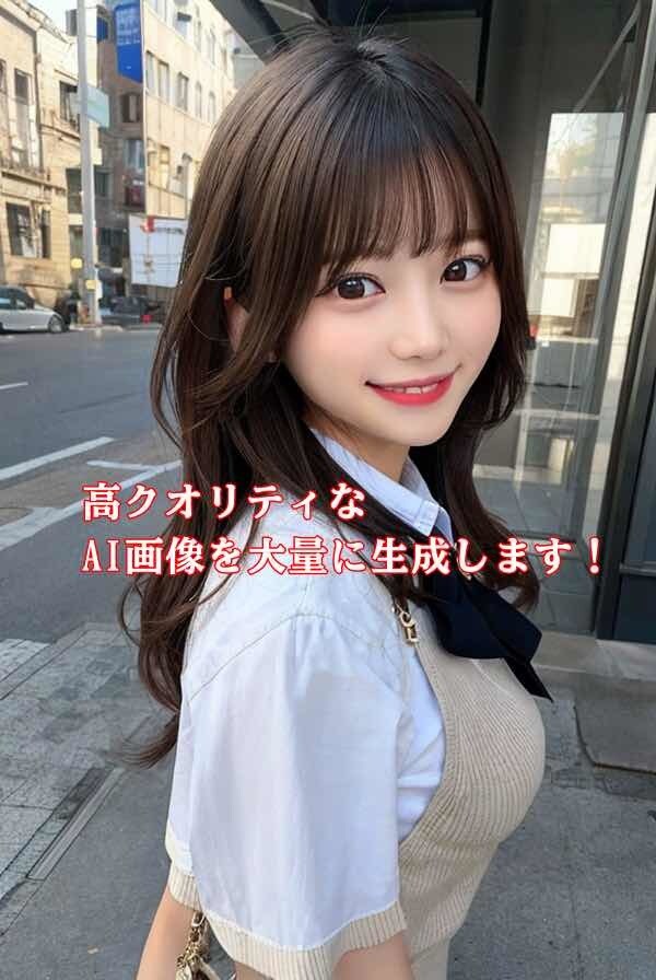 AI美女を低価格で代行制作します AI美女から建物・乗り物など制作可能★広告や動画素材に