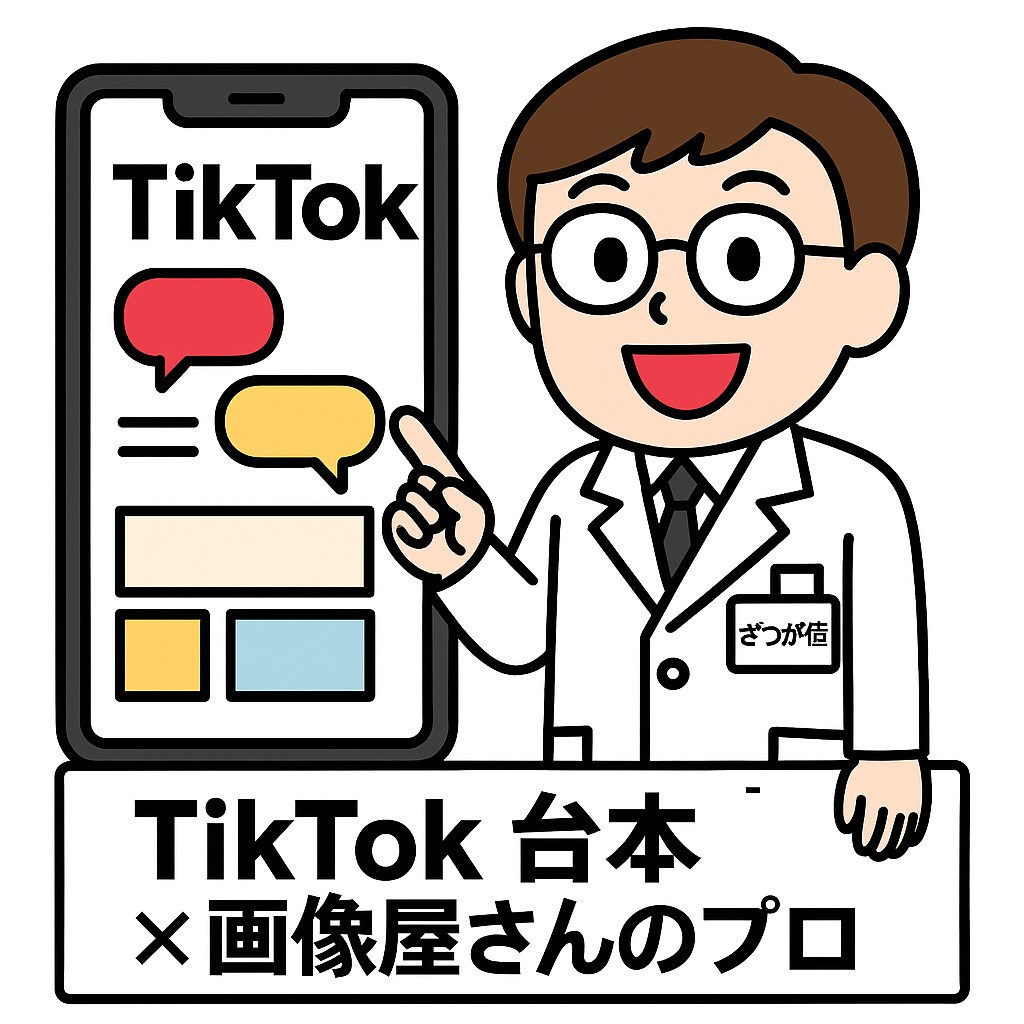 TikTok台本を作成します 初心者・継続投稿者に最適！健康系にも対応