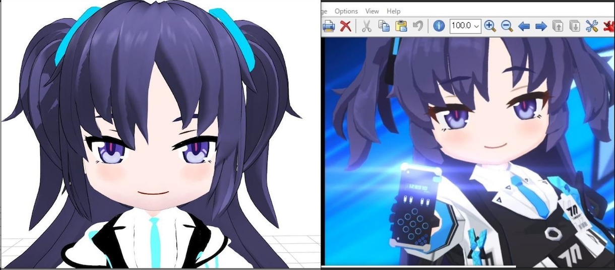 3DVTuberのキャラクターモデリング制作します Vroid製ではありません。プロによる制作です。