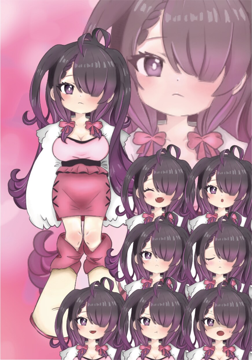 ロリっ娘（表情8種）立ち絵 販売します 商用利用OK☆TRPG/配信/アイコン等