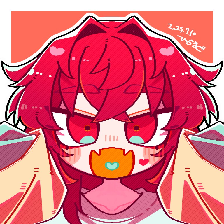 SNSで使えるアイコン制作させていただきます 正面顔のドカンと目を引くアイコンをお作りさせていただきます