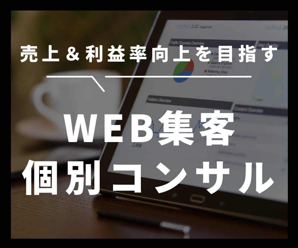 WEBマーケ戦略・施策改善の個別コンサルをします HP・SNS・WEB広告を中心にマーケ戦略全体の改善提案 | マーケティング戦略・コンサル | ココナラ