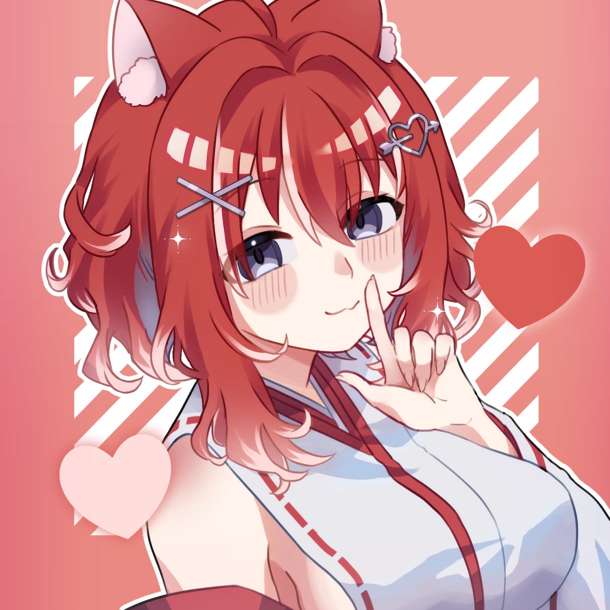 胸上一枚絵作成致します Vライバー様、Vtuber様等活動者様向けです！