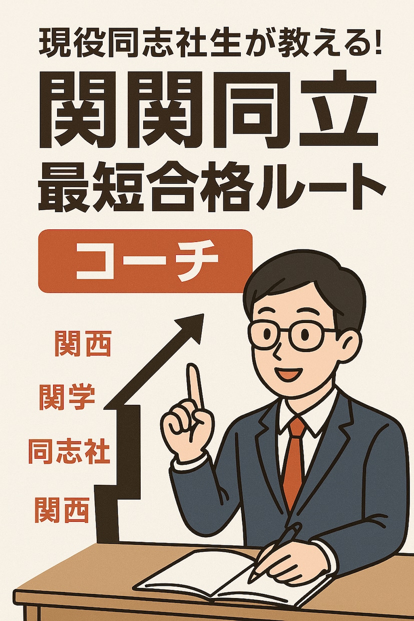 現役同志社生が関関同立最短合格ルートを作ります 模試E判定から効率的に逆転合格！ | ココナラ