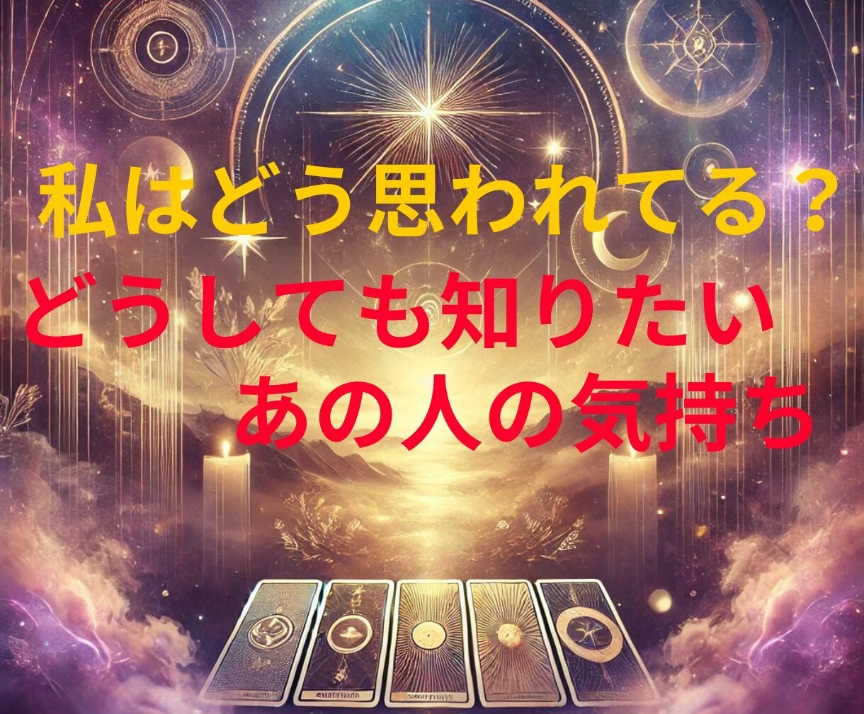 あの人の気持ちが知りたい！をタロットで占います 相手の気持ちをリーディング！タロットで迷いに明確な答えを