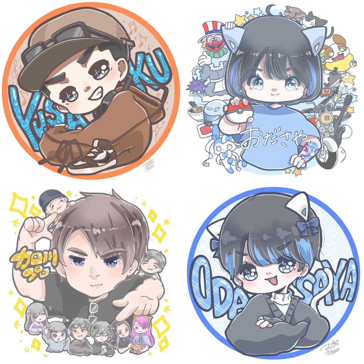 アイコンキャラ描きます 外見だけでなく、内面もキャラクターデザインにしてみませんか？ | ココナラ