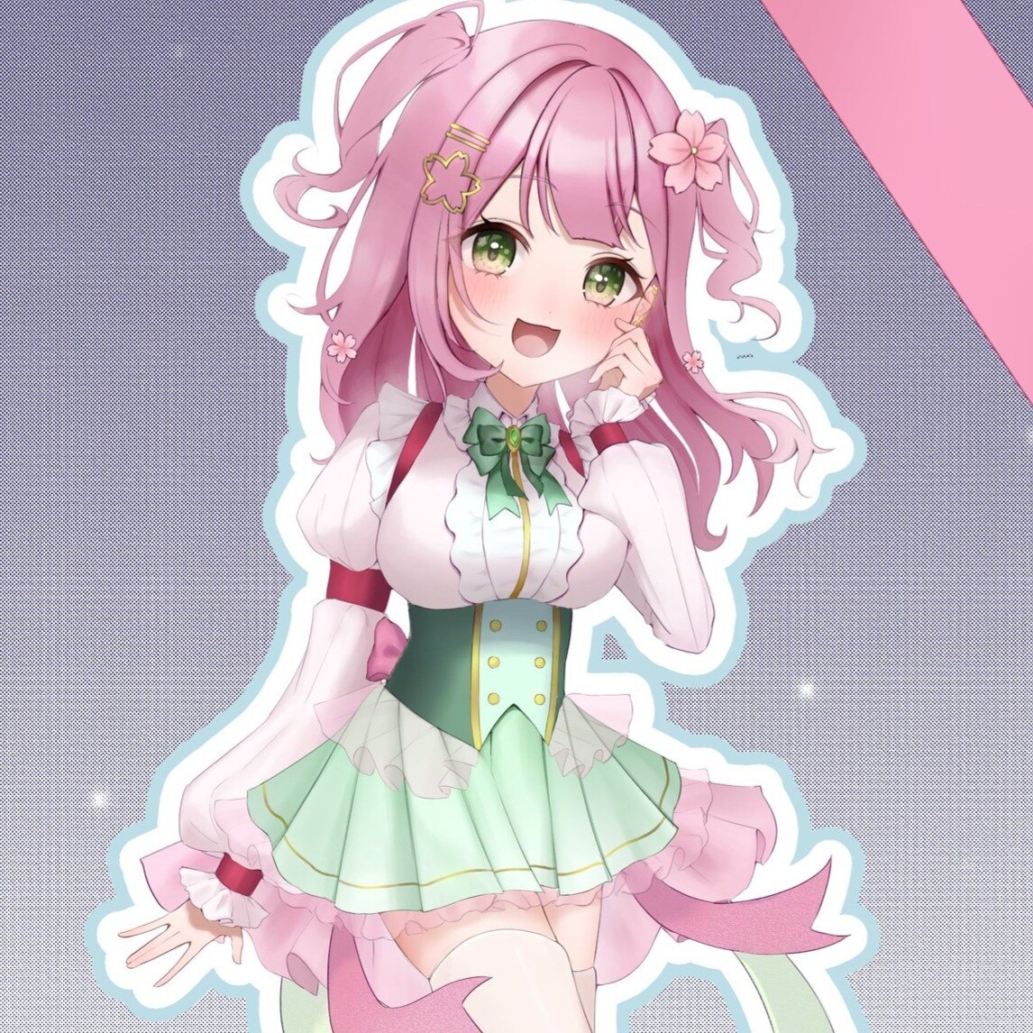 VTuber/Vライバーさんのキービジュ制作します 【キュートで動きのある全身イラストが欲しい方へ！】