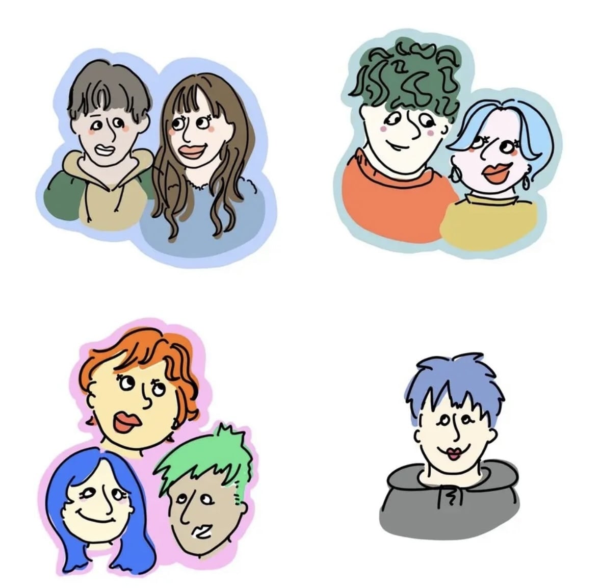 POPな似顔絵描きます ポップだけど、どこか似ている似顔絵をアイコンに♪ | 似顔絵作成 | ココナラ