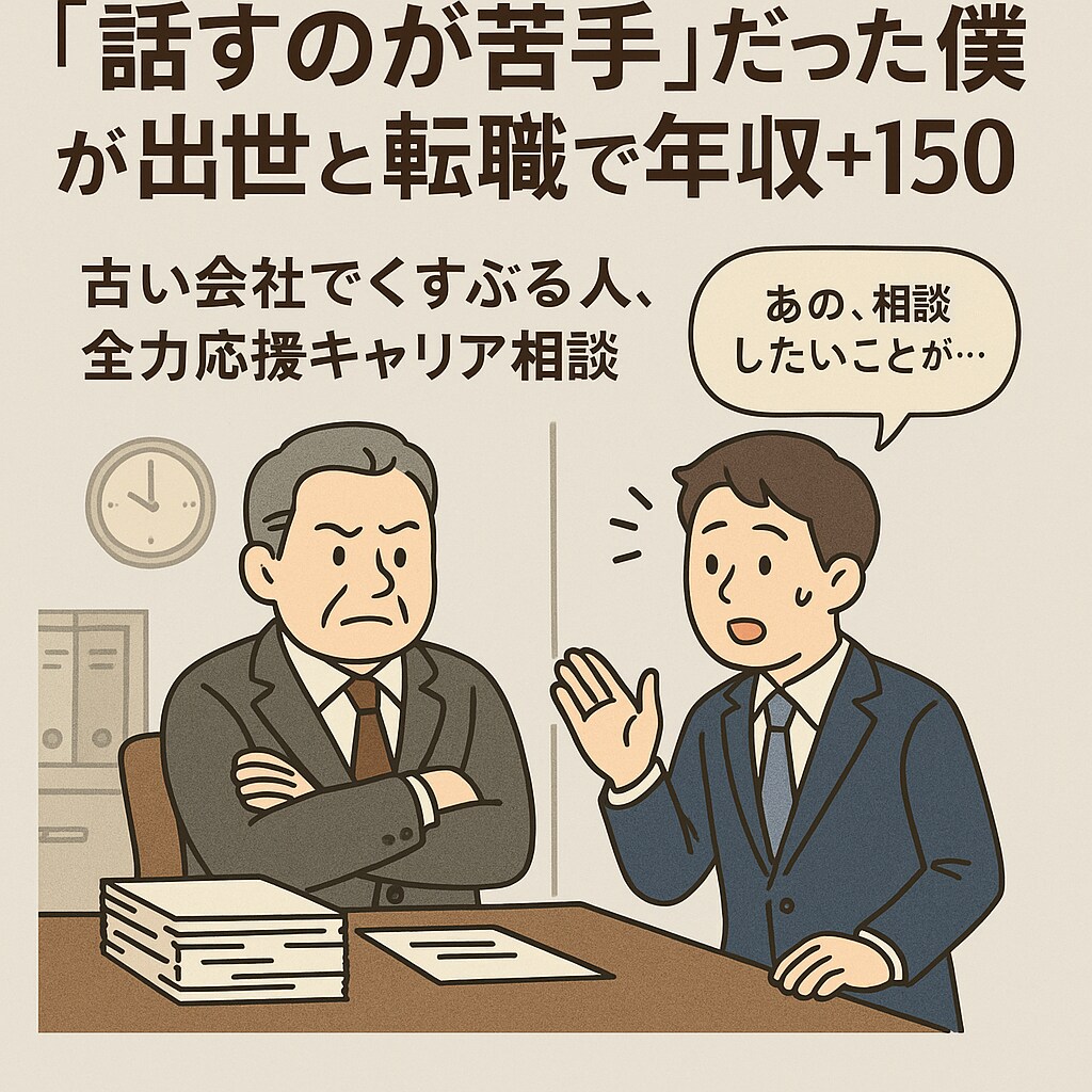 コミュ障でも古い会社で出世＆転職はできます ただし、“正しいコミュニケーション”ができれば。