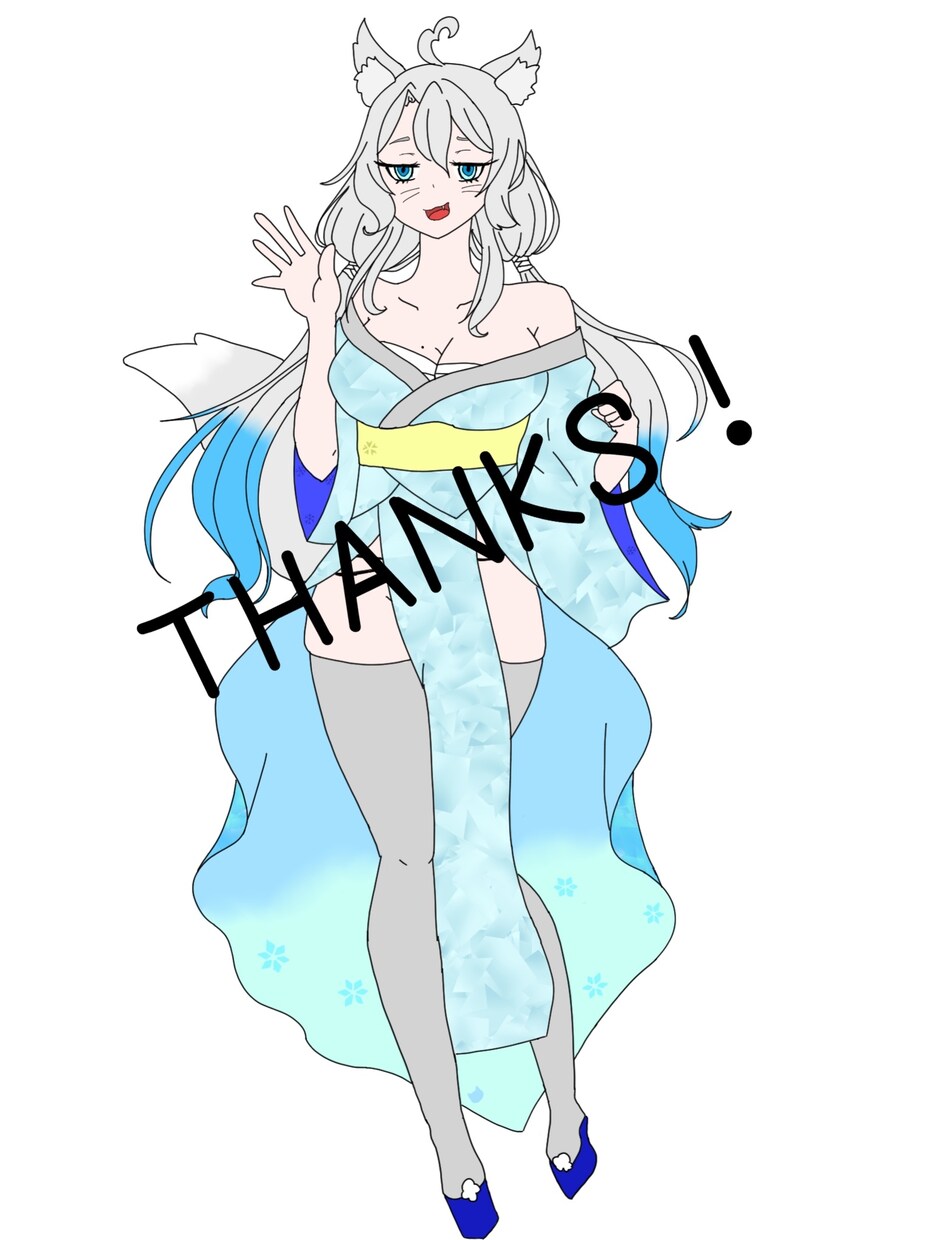 VTuber、Vライバー向け立ち絵描きます 女の子の立ち絵が得意です！添付画像のような感じです