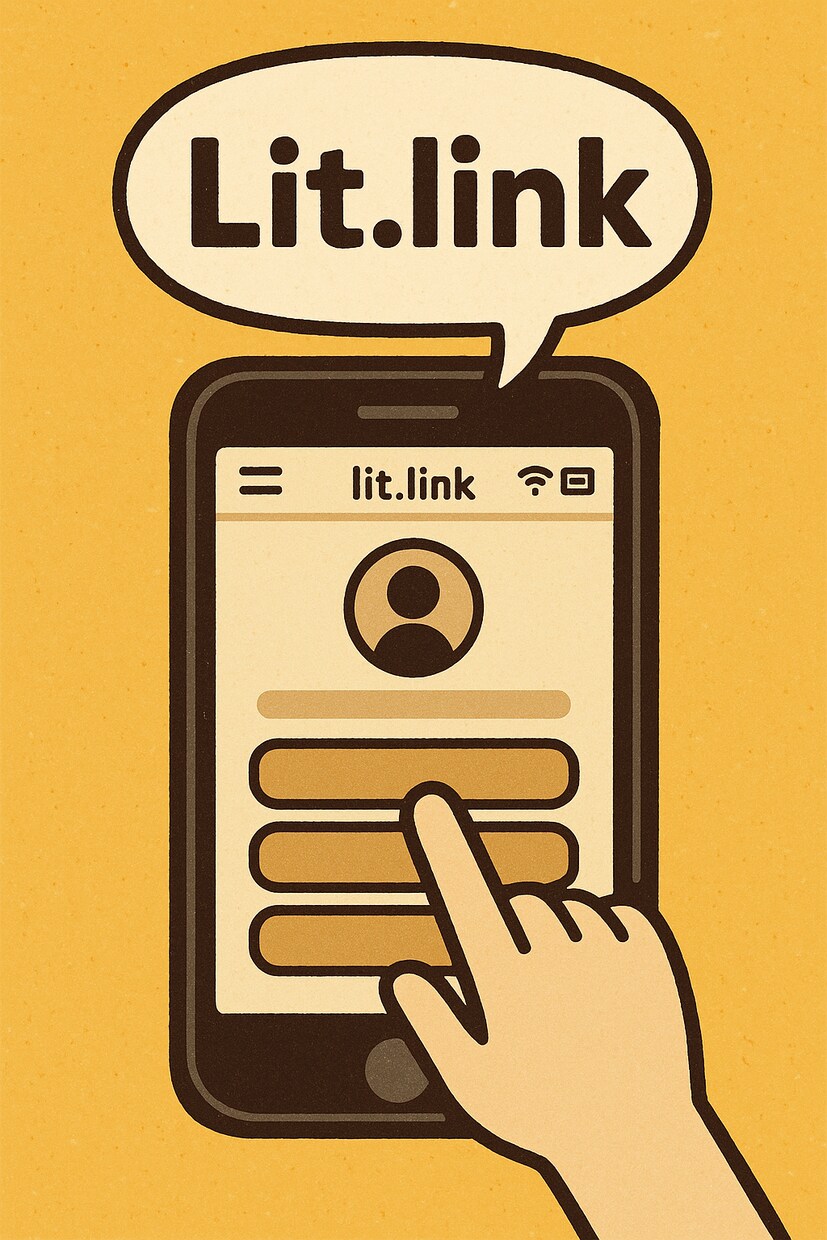 あなた専用のLit.linkの作成、承ります 初めてでも安心、SNS導線を整えるLit.linkを