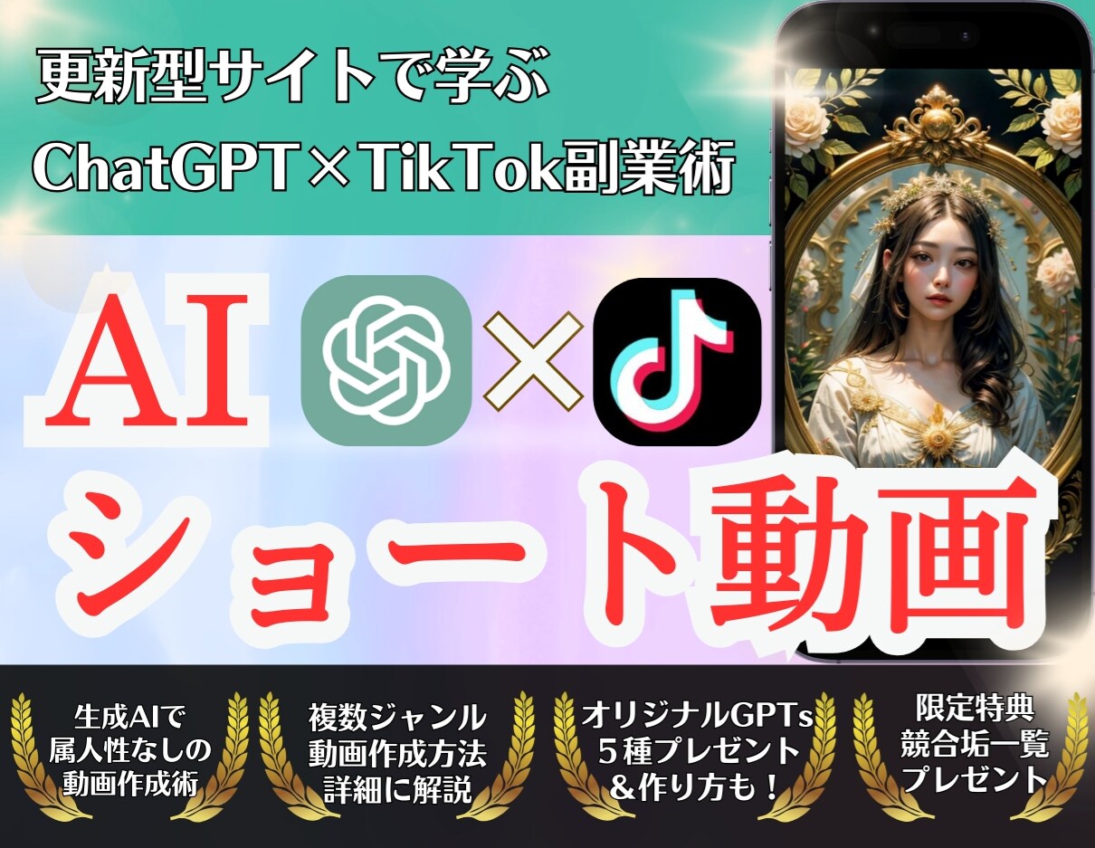 AI×ショート動画でSNS副収入を得る方法教えます 【GPTsプレゼント】簡単動画作成で誰でもAI副業