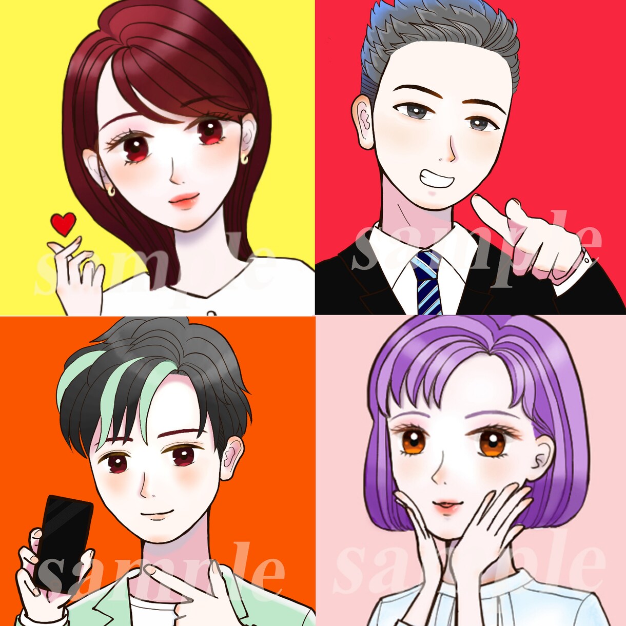 一瞬で惹きつける☆フォローされるアイコン作成します SNSやブログなど幅広い場面でお使いいただけます♪ | アイコン作成 | ココナラ