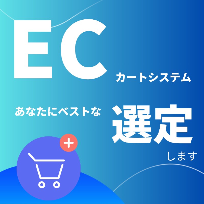 あなたにベストなECカートシステムの選定します ASP、SaaS型、ECパッケージ含めすべてに知見があります